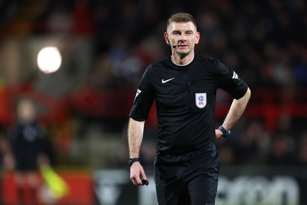 Referee appointments: 29 December - 1 January - The English Football League